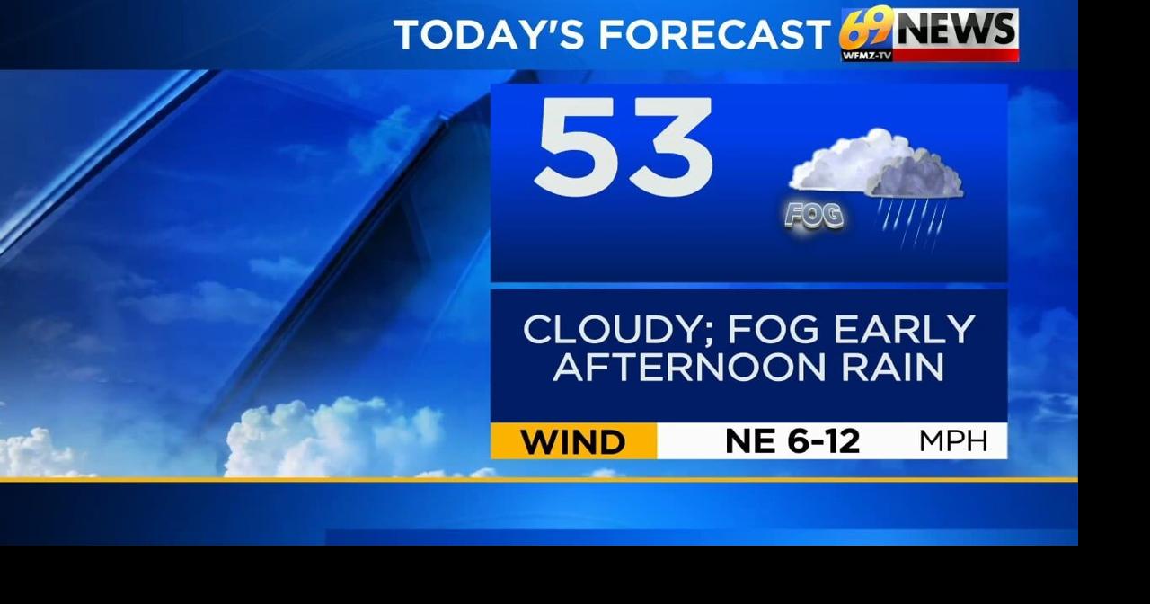 AM fog, drizzle give way to afternoon rain; drying out later Thursday ...
