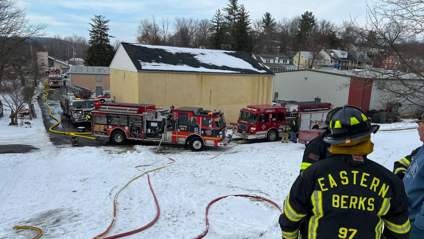 Three fire departments respond to structure fire in Berks County ...