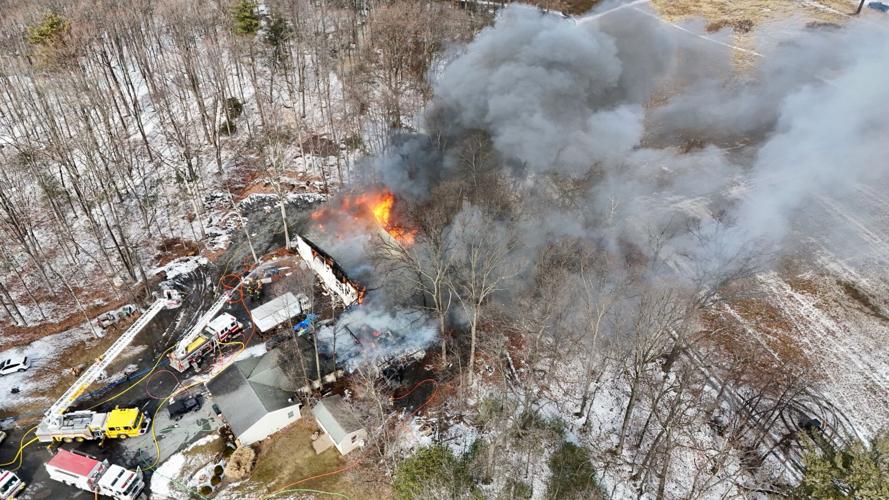 Multiple fire trucks on scene to contain flames at Lehigh County ...