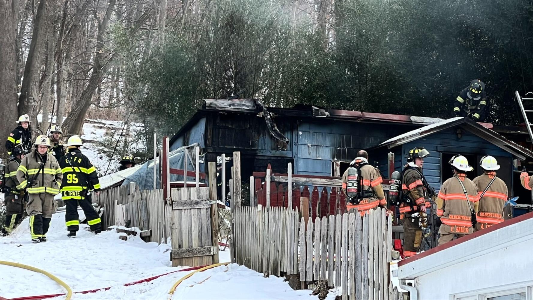 Three fire departments respond to structure fire in Berks County ...