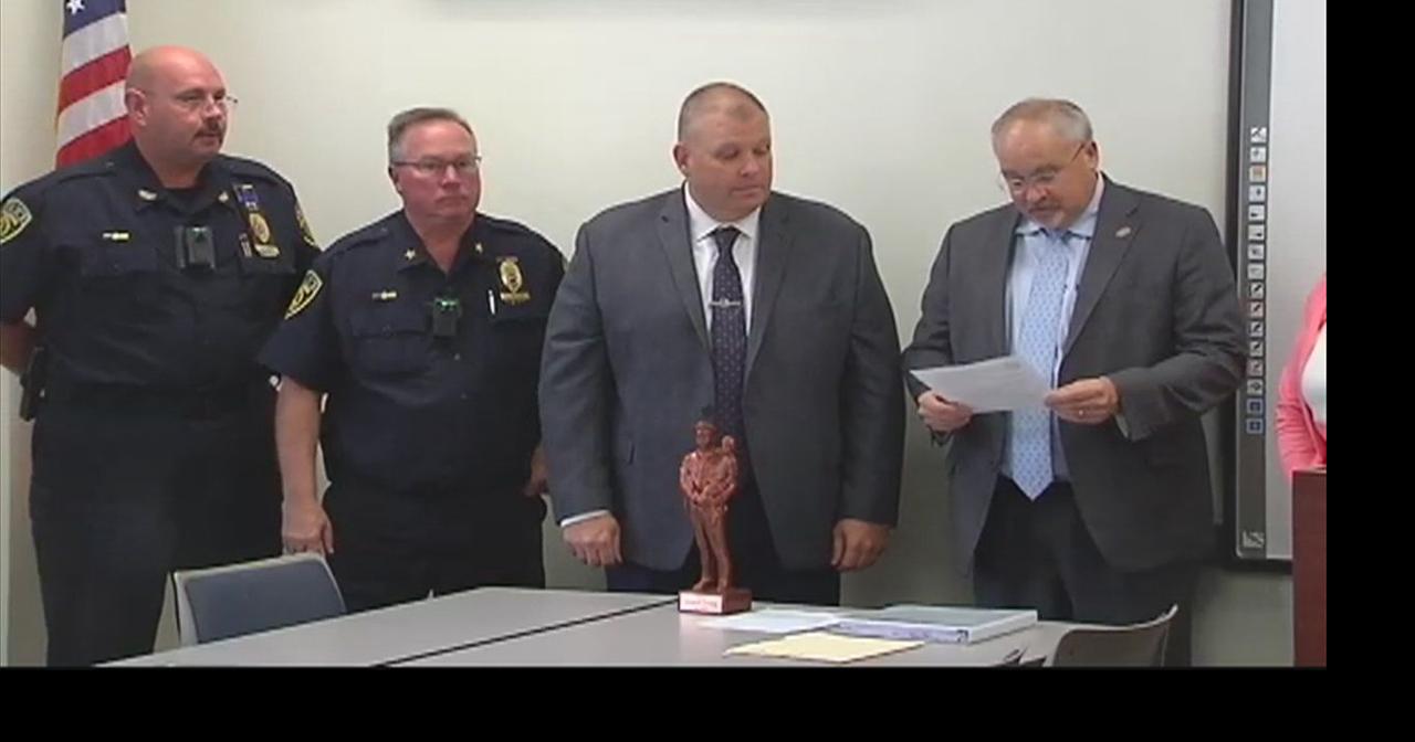 Palmer Township police officer honored for helping catch perpetrators ...