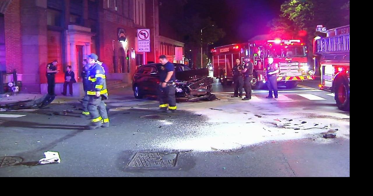 Accident involving Reading police car sends 1 to hospital | Berks ...