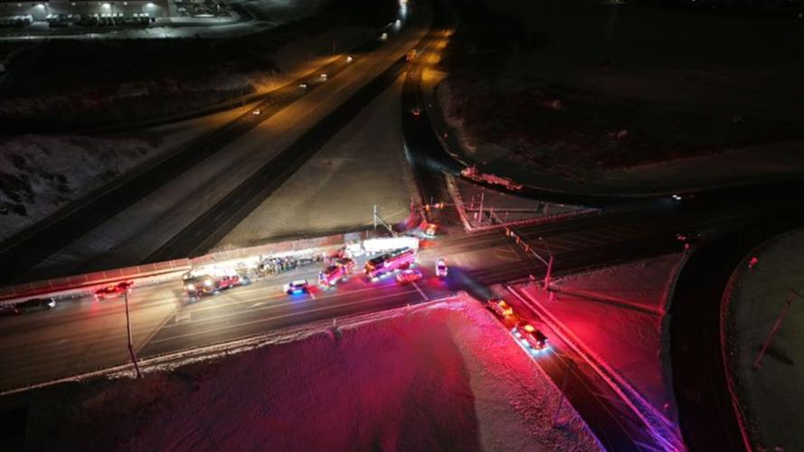 2 transported to hospital after SUV, tractor trailer collision in ...