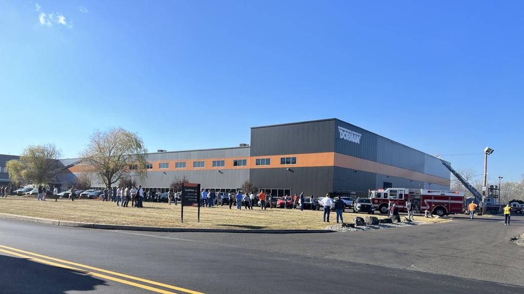 Crews battle fire at Dorman Products in Hatfield Twp. | Southeastern ...