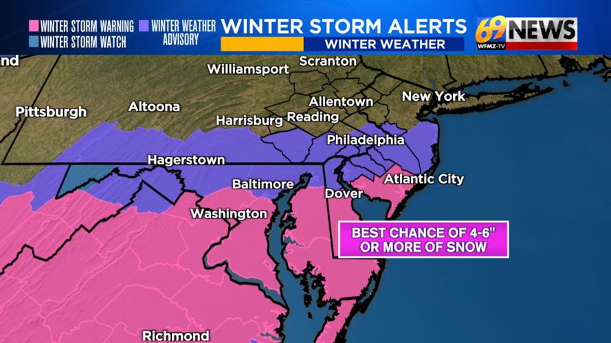 Light snow expected Tuesday night along I-78. Steadier snow stays ...