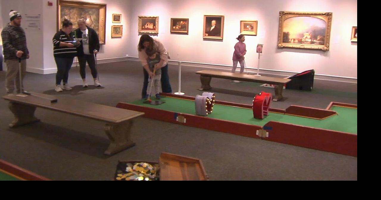 Golfin' in the galleries: Reading Public Museum pairs art with putt ...