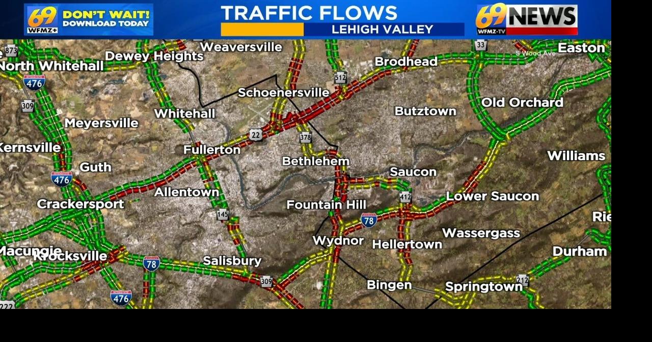 WATCH: Dayne Marae's 5 p.m. traffic report | Traffic | wfmz.com