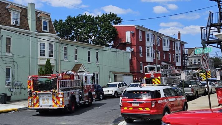 Fire damages W. Oley Street home | Berks Regional News | wfmz.com