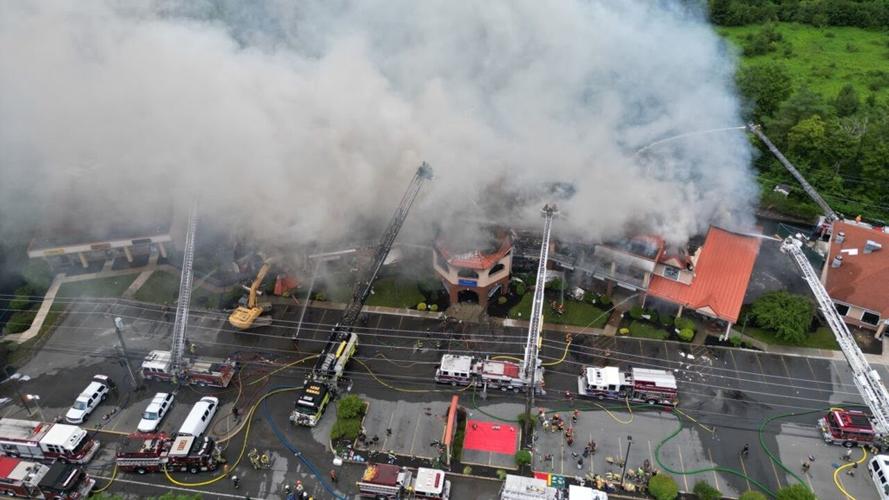 PHOTOS: Fire at Poconos shopping center | Poconos and Coal Region ...