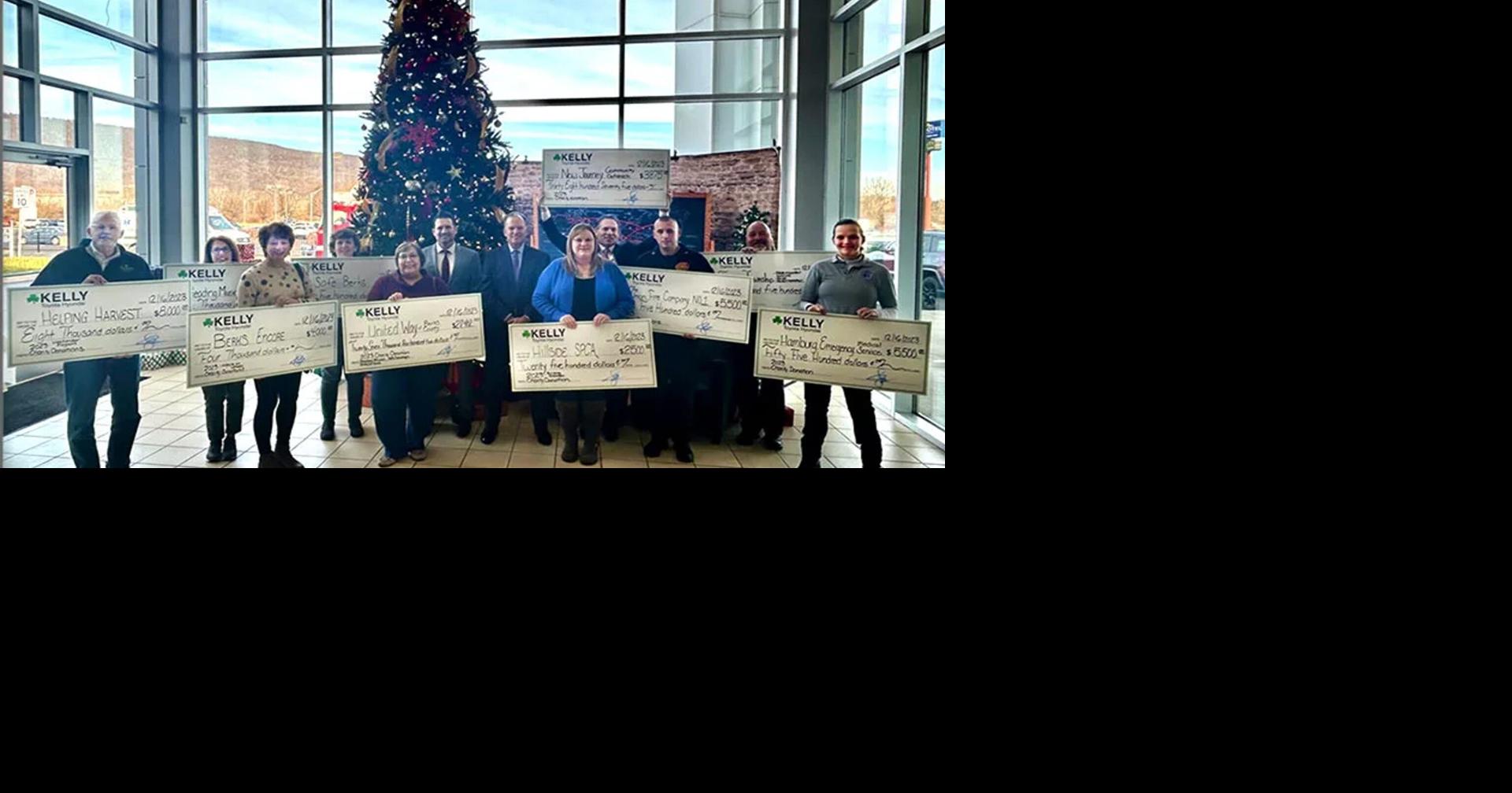 Kelly Toyota donates over $90,000 to local charities, groups this ...
