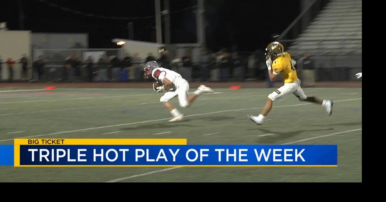 Triple Hot Play of the Week honors go to Parkland's Blake Nassry for ...