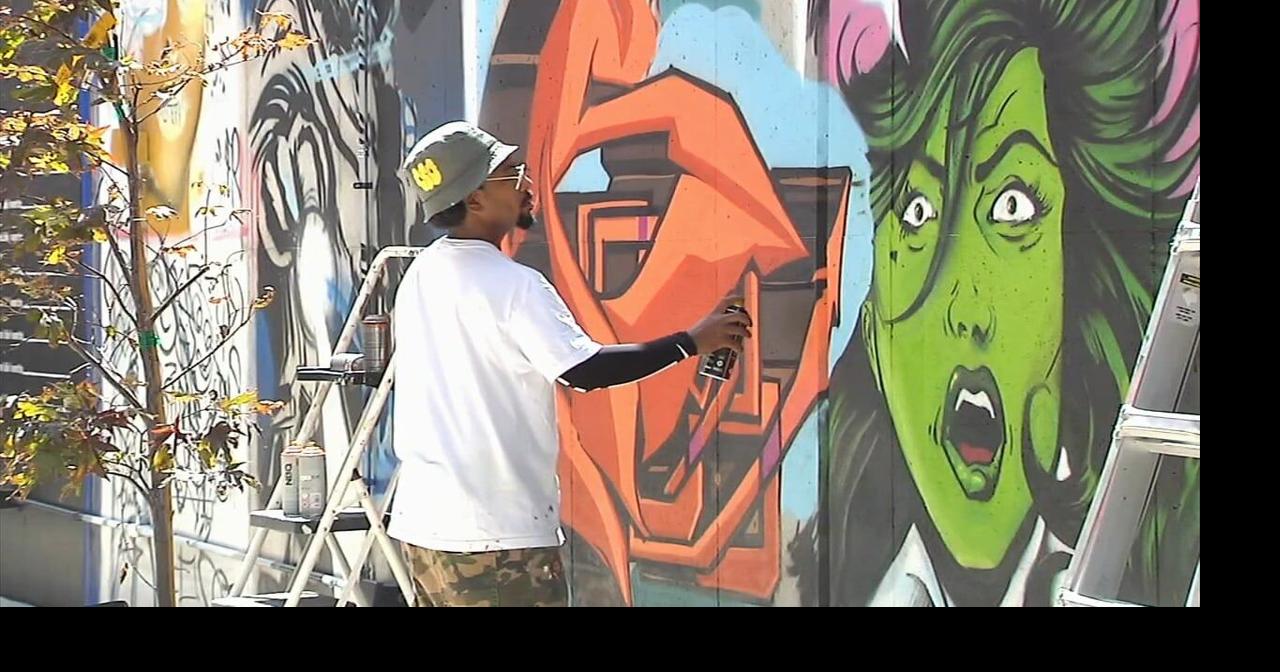 More than a dozen artists paint murals to make Allentown more colorful ...