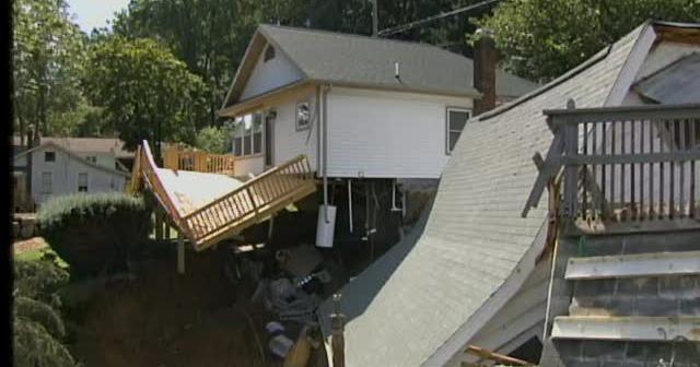 Homes taken down by landslide; geologists survey damage | New Jersey ...