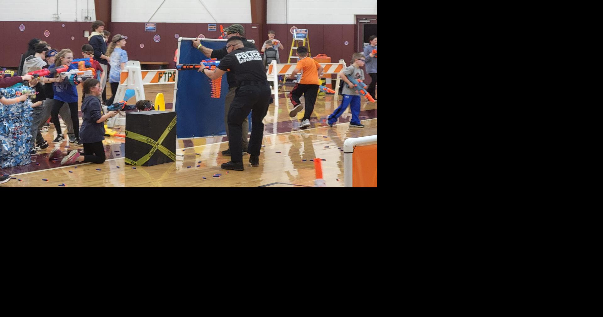 Cops and Kids battle it out on Nerf Night | Lehigh Valley Regional News ...