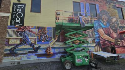Reading's newest mural continues to take shape | Berks Regional News ...