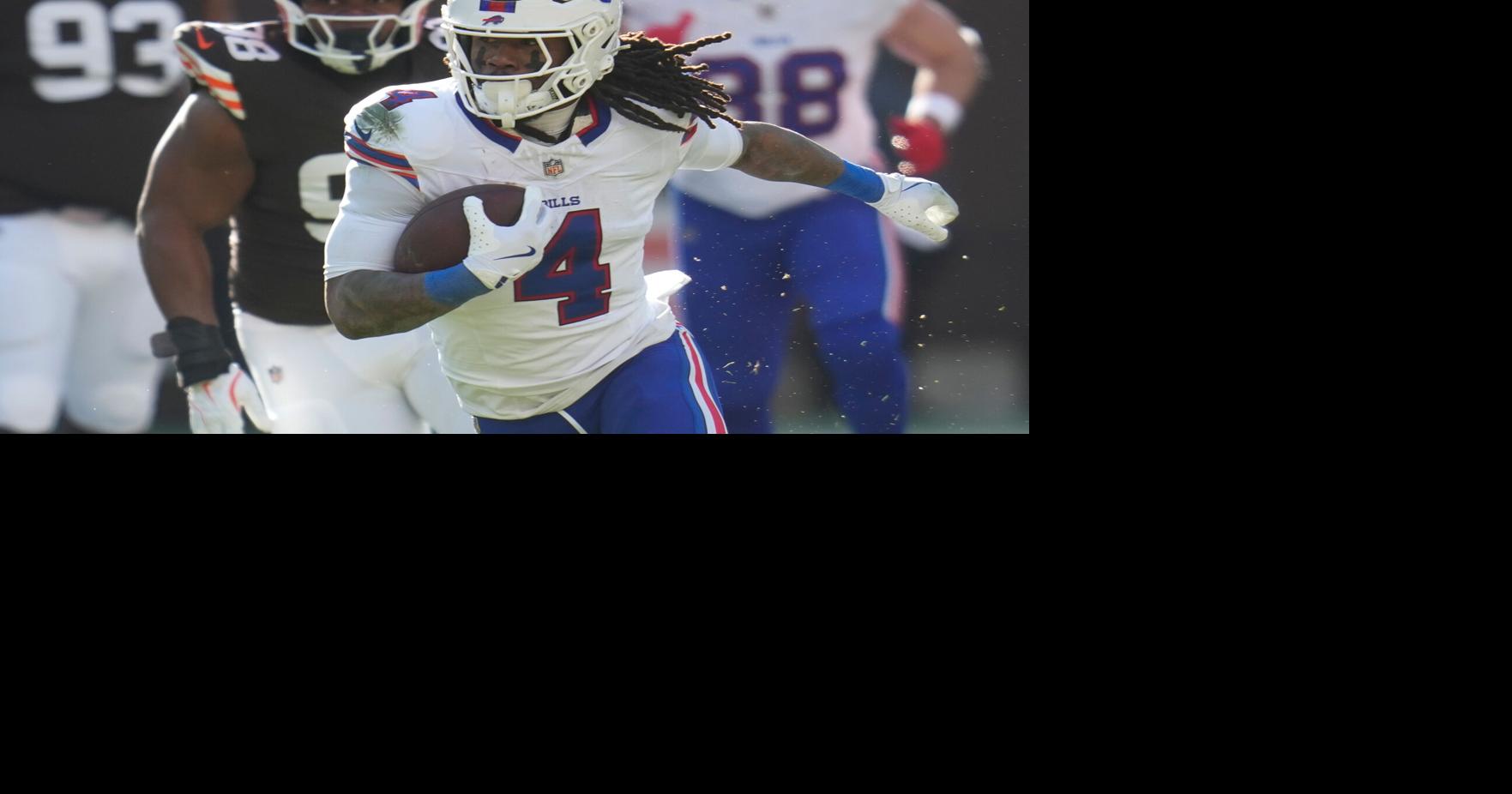 Bills' James Cook appreciates Saquon Barkley for raising payroll bar ...