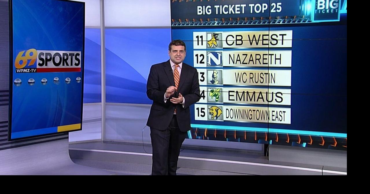 Big Ticket Top 25 poll for September 30, 2024 | Sports | wfmz.com