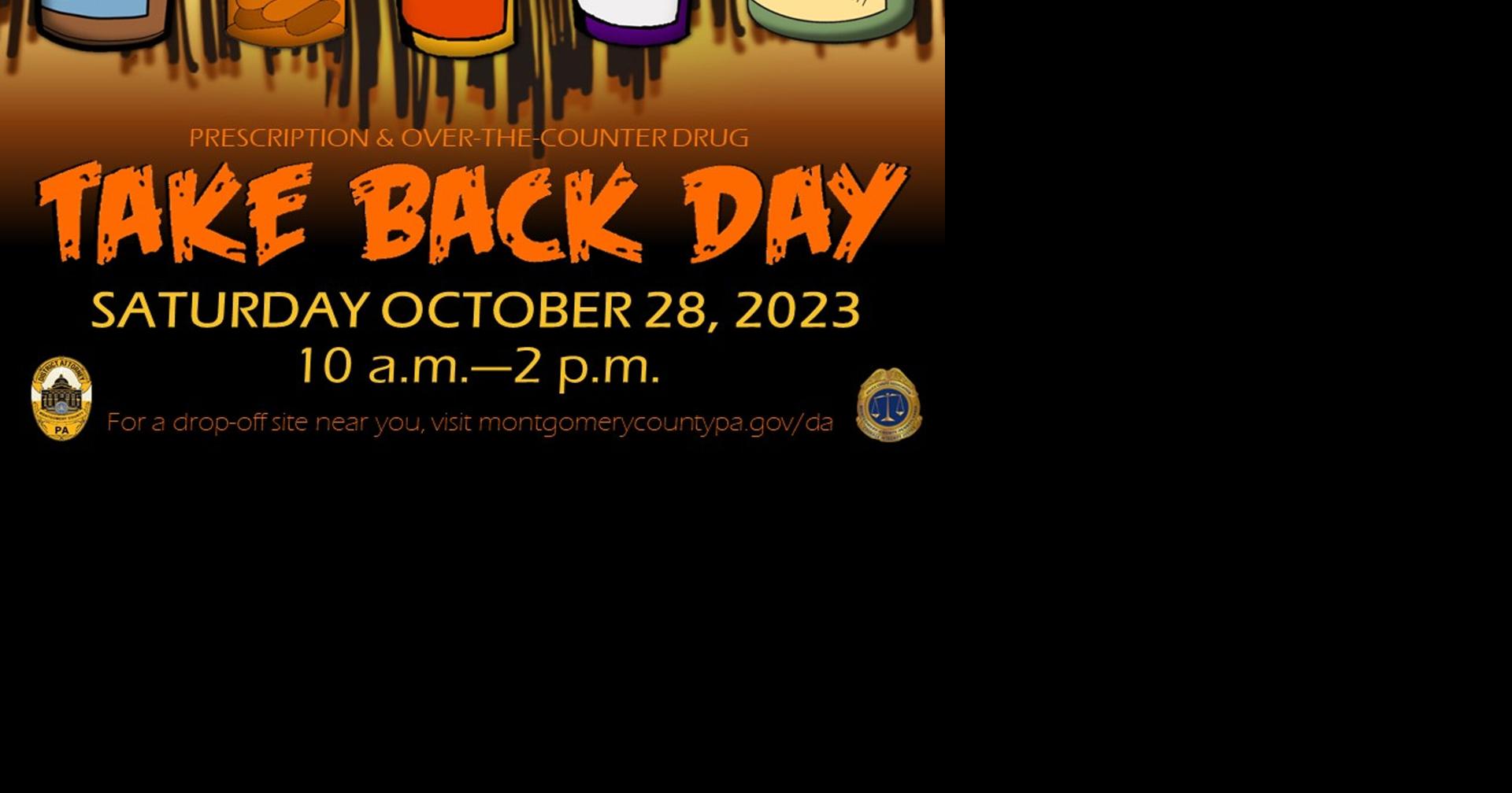 Montgomery County Drug Take Back Day set for Oct. 28 | Southeastern ...
