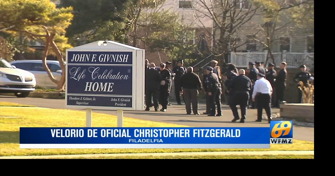 Velorio del oficial Christopher Fitzgerald. | 69 News Edición En ...