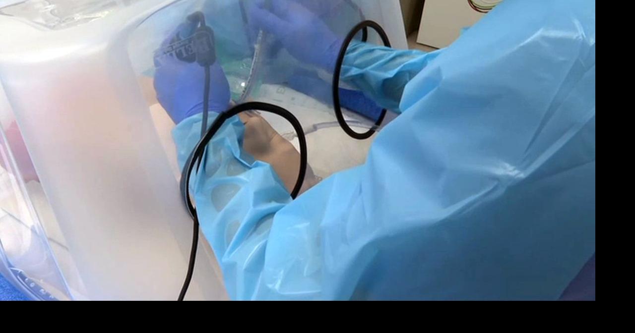 Health Beat: Intubation cube: Hospital keeps med staff safe | Health ...