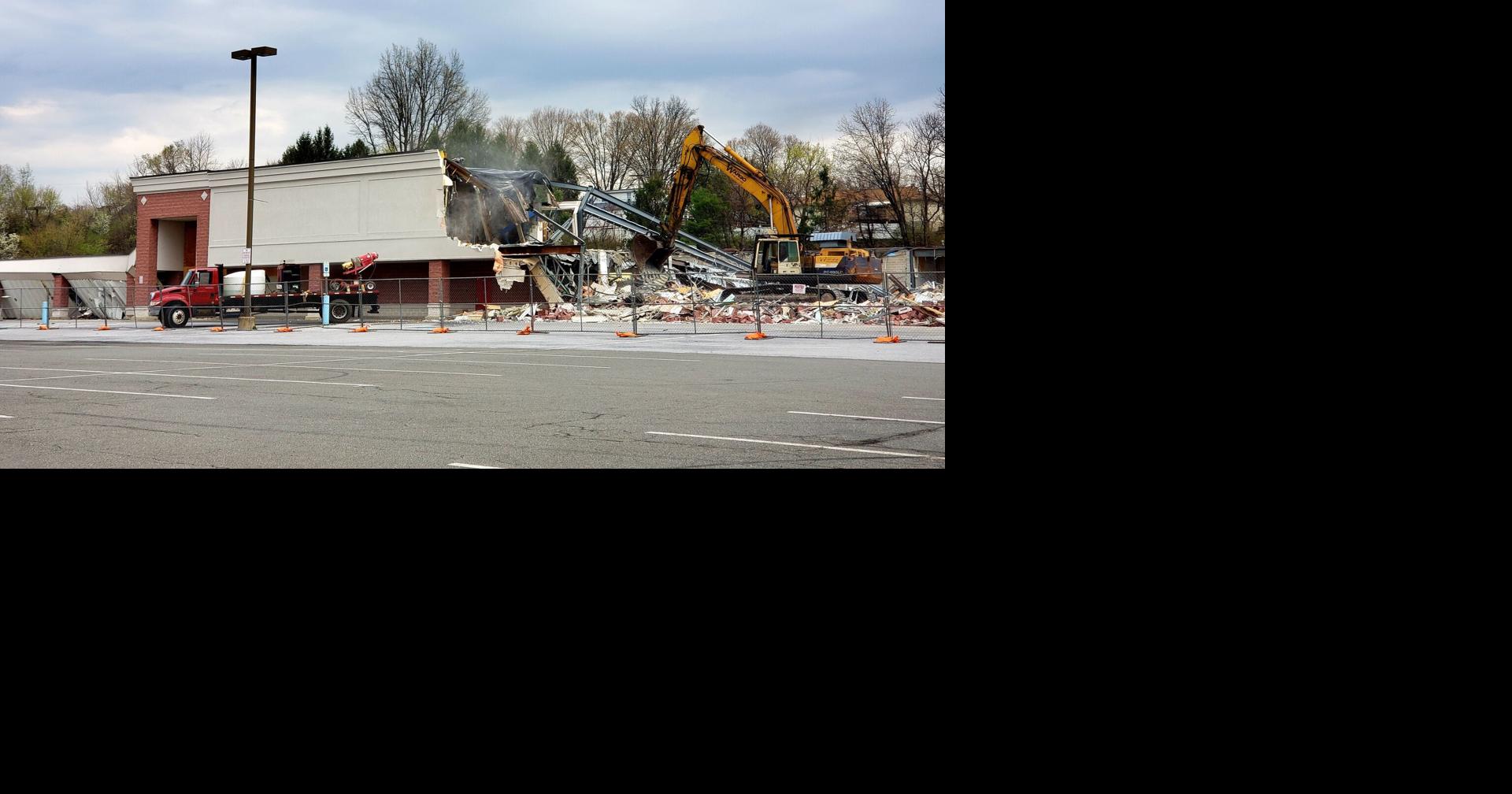 Demolition of Exeter Promenade strip mall underway | Berks Regional ...
