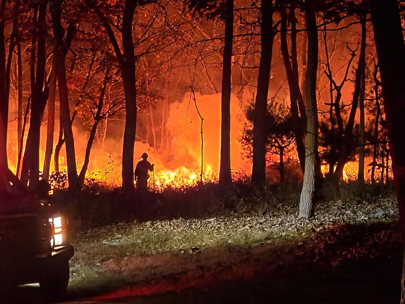 Blue Mountain fire spreads to 150 acres in Lehigh Township ...