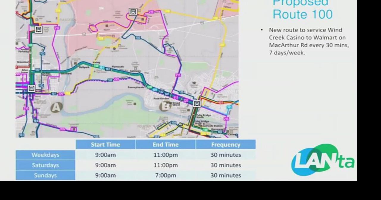 LANTA holds virtual public meeting on proposed bus route changes ...