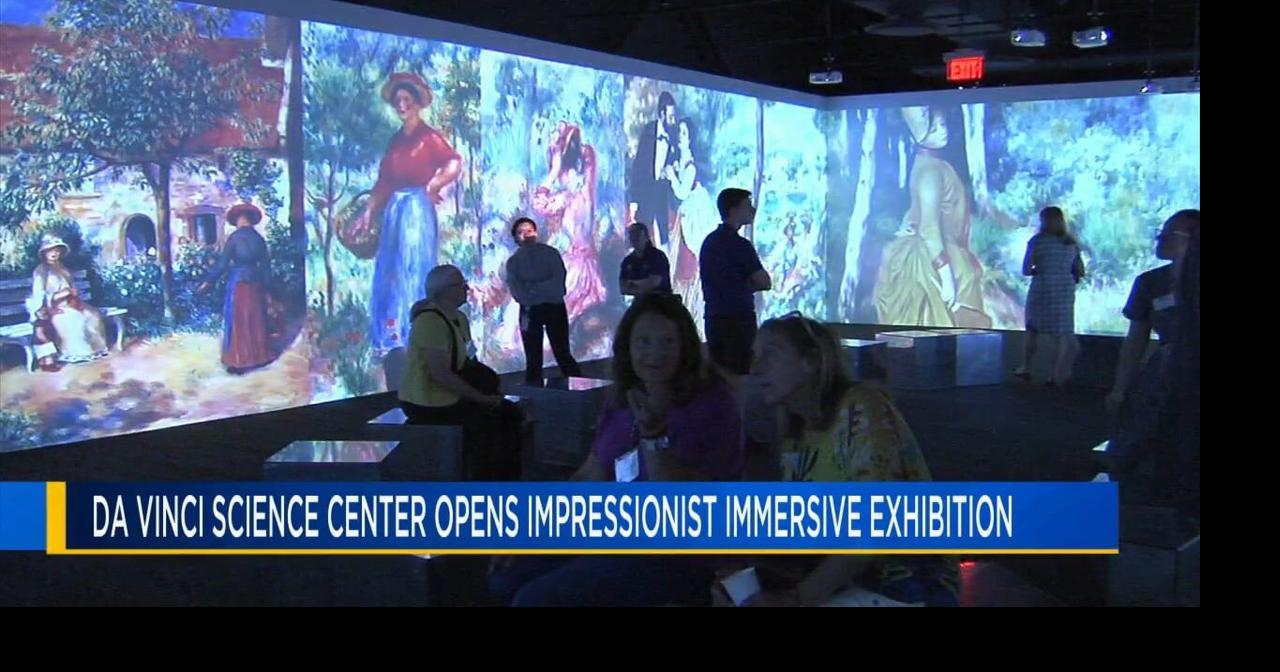 Da Vinci Science Center opens new immersive art exhibition | Allentown ...