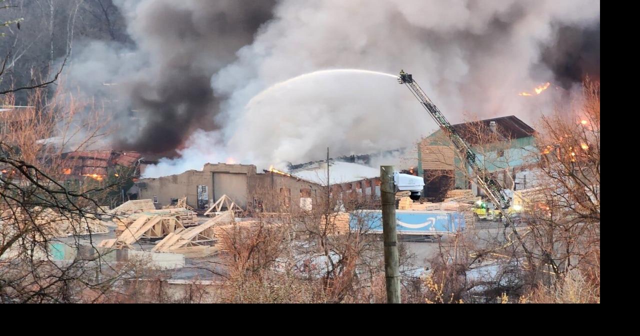 Firefighters battle massive warehouse fire in West Easton | | wfmz.com