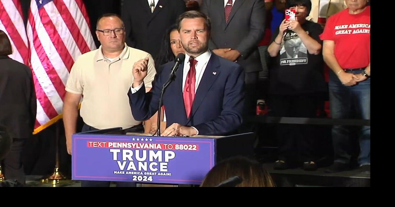Republican VP candidate Vance campaigns in Philadelphia | Southeastern ...