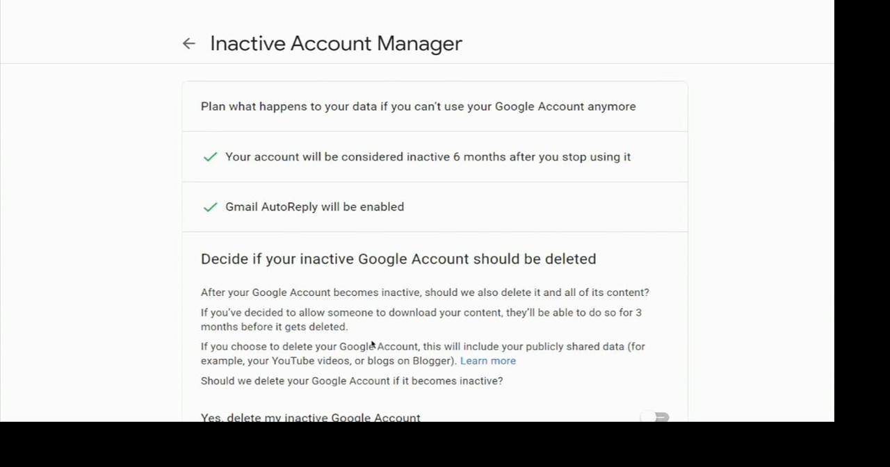 What the Tech? How to leave behind your Google account to a trusted ...