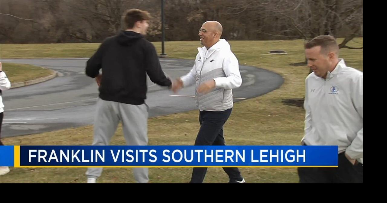 James Franklin paid a visit to Southern Lehigh standout Andrew Olesh ...