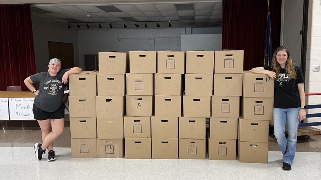 Students, teachers collect hundreds of shoes for those in need | Berks ...