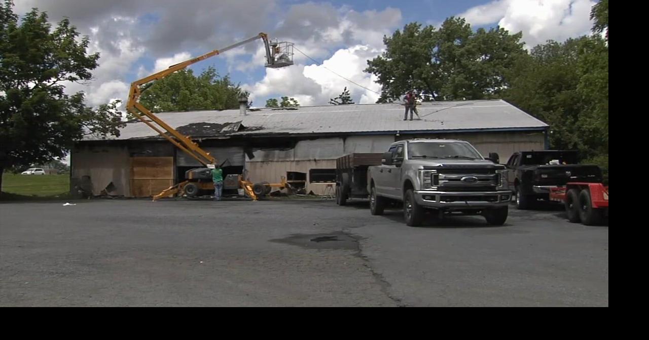 Restoration crews secure fulfillment center in Upper Macungie, after ...