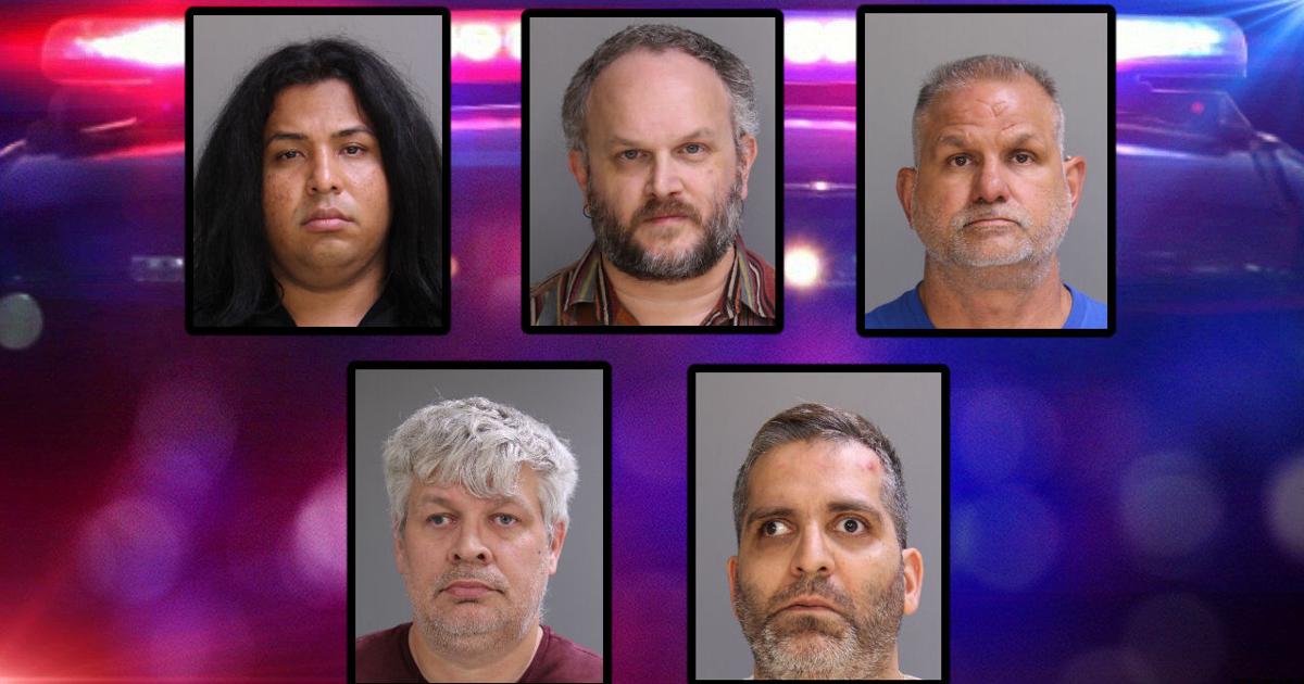 5 Montco Men Arrested After Trying To Meet 14 Year Old For Sex Da Says