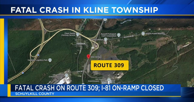 I-81 on-ramp closed after fatal crash on Route 309 in Schuylkill County ...