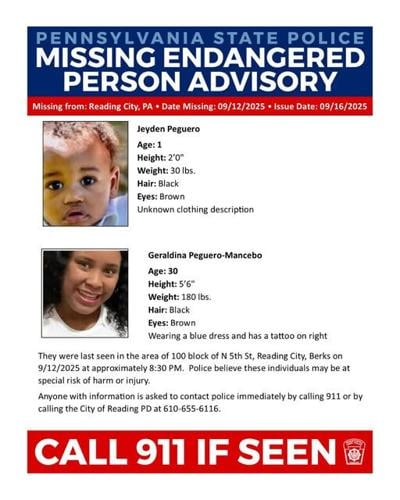 Reading Police seek missing endangered woman and one-year-old child | Berks Regional News | wfmz.com
