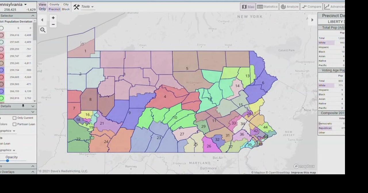 Pa. one step closer to redrawing congressional district maps ...