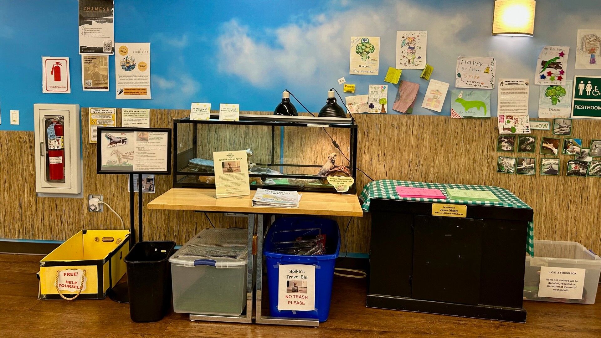 BAPL to say goodbye to beloved library lizard | Bethlehem Area | wfmz.com