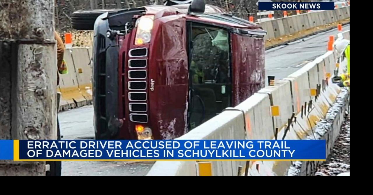 State Police: Erratic driver strikes multiple vehicles in Schuylkill ...