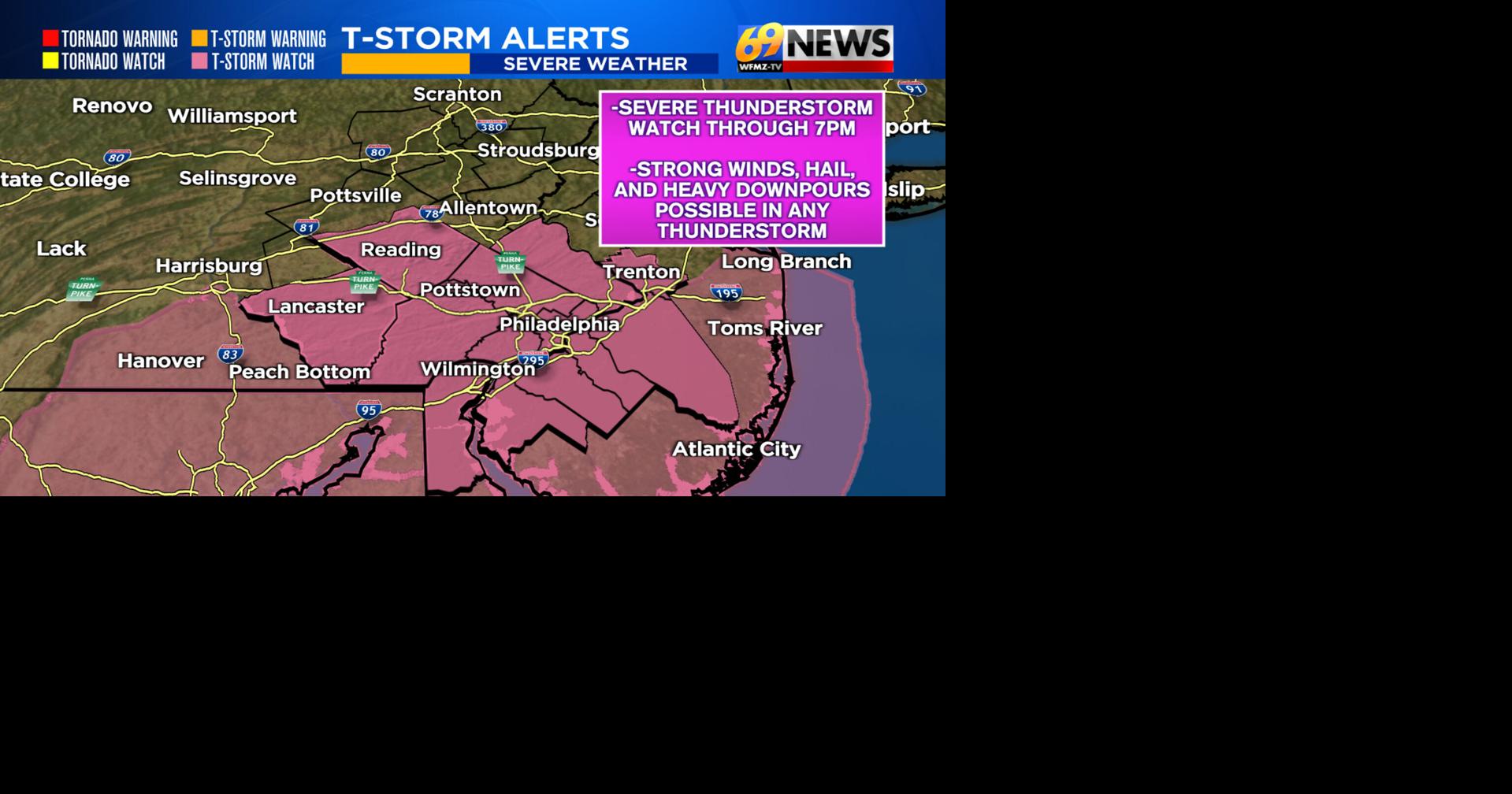 A few chances for severe storms this week, then blistering heat ahead ...