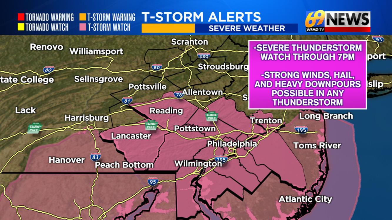 A few chances for severe storms this week, then blistering heat ahead ...