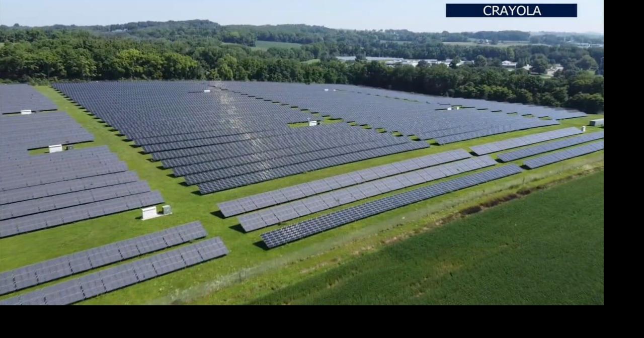 'The solar farm on the hill': Crayola operations applauded by ...