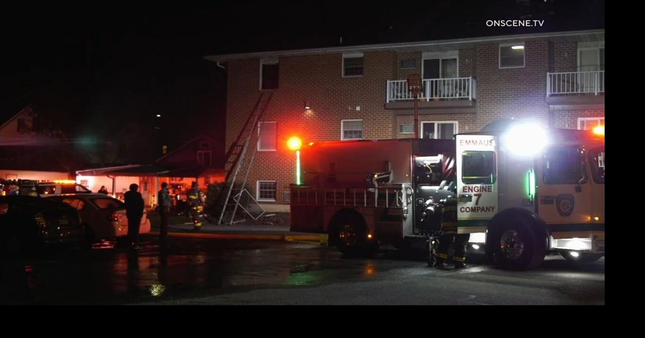 2 sent to hospital, several cats die after apartment fire in Emmaus ...