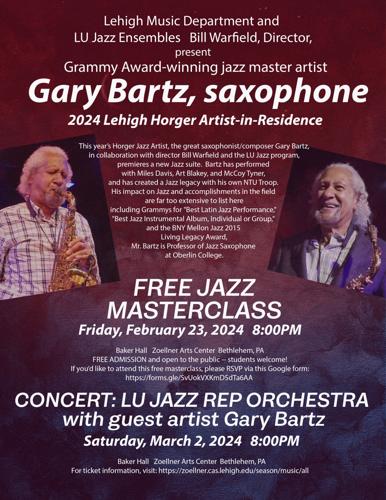 Gary Bartz, dos veces ganador del Grammy, ofrecerá clase gratuita de ...