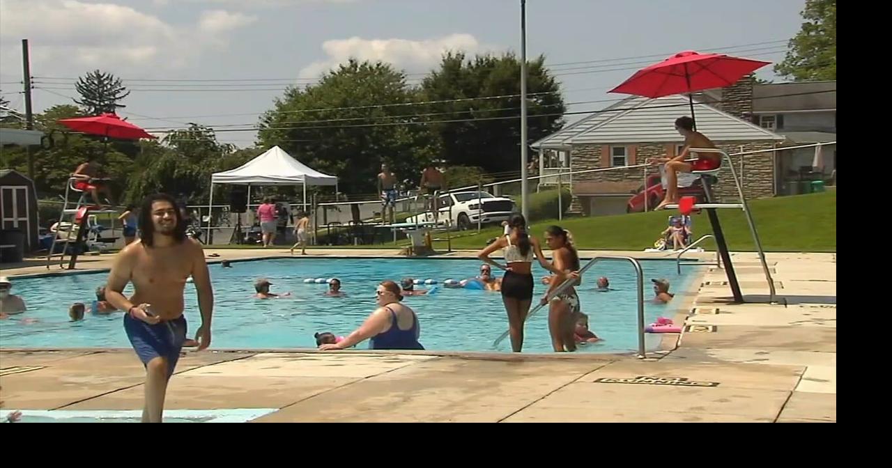 Kids enjoy free swimming, food at free pool day in Reading | Reading ...