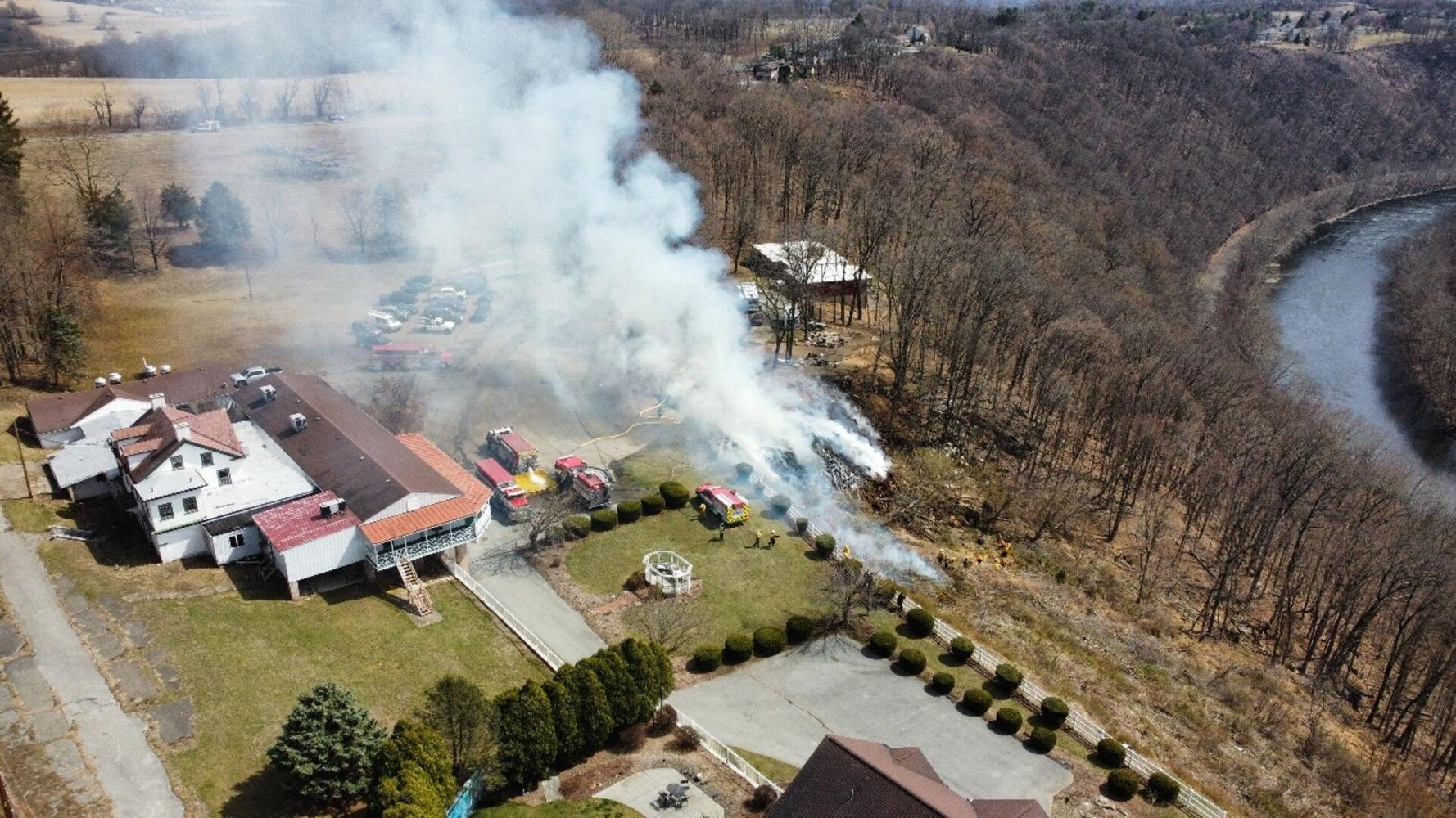 Stubborn Lehigh Township mulch fire still burning (UPDATE) | Nazareth ...