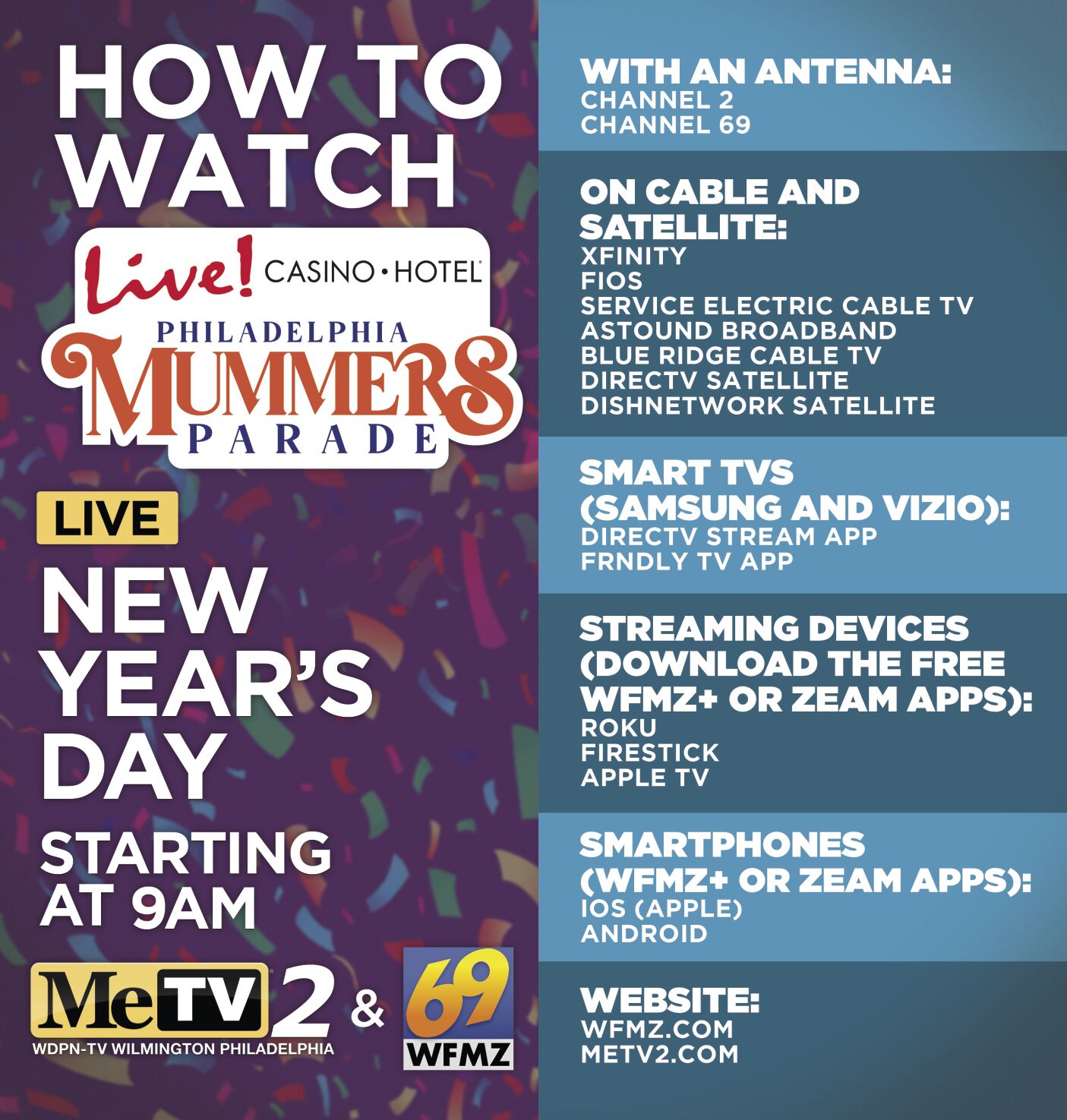 Here's how to watch the Philadelphia Mummers Parade | 2025 Philadelphia Mummers Parade ...