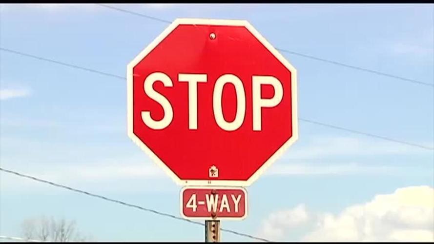 Police looking for whoever was stealing stop signs at intersection in ...