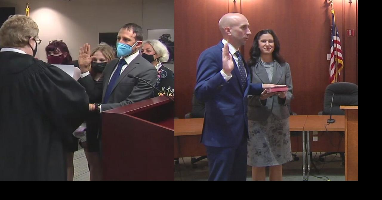 Matt Tuerk sworn in as Allentown mayor, J. William Reynolds takes over ...